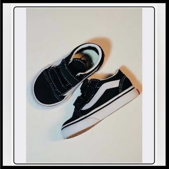 Vans | Shoes | Vans Old Skool Double Strap Black White Slip On Suede ...